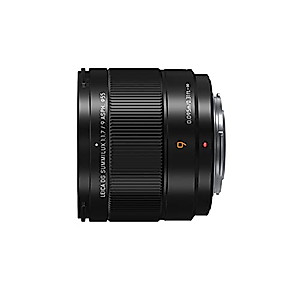 Panasonic LUMIX GH6 Mirrorless Camera Body Bundle with Panasonic H-X09 9mm f/1.7 Leica SUMMILUX, Weatherproof Hard Case, 128GB SDXC Memory Card and Lithium-Ion Battery Pack (5 Items)