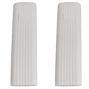 LQ Industrial Cord Weight 2PCS White Plastic Rectangle Cord Weight Control Spare for Vertical Blind,Windows,Roller Blinds Blind Safety Handle