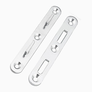 BETOCI Bed Rail Fasteners 5.12" Wood Bed Rail Connecting Fittings Heavy Duty Bed Frame Rail Hardware Set of 4