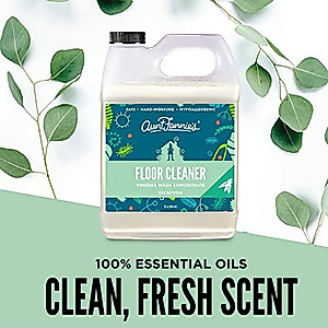Aunt Fannie's Bundle: Floor Cleaner Vinegar Wash (Eucalyptus) + Vinegar Cleaning Wipes (Eucalyptus)