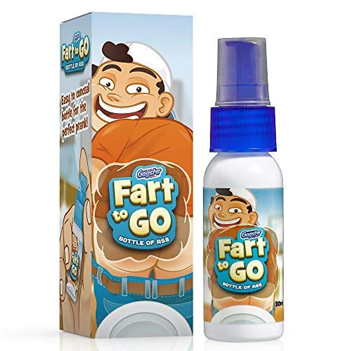Gagster Stink Spray to Go - Extra Strong Fart Spray for Hilarious Gags & Pranks - Non-Toxic Potent Prank Spray Perfect for Kids & Adults - Easy to Conceal in a Bottle for Prank Lovers