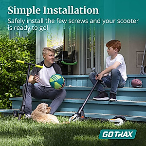 Gotrax GKS Electric Scooter, Kick-Start Boost and Gravity Sensor Kids Electric Scooter, 6" Wheels UL Certificated E Scooter for Kids Age of 6-12 (Green)