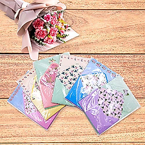 Cute Floral Stationery Paper (48 PCS) 7.1 x 5.2" Lined Matching Envelopes (24 PCS) Double Sided for Invites
