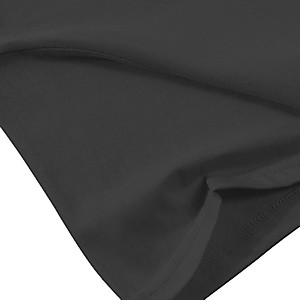 Retro Graphic Print Short-Sleeve Round Neck T-Shirt For Women Plus Size Drop Shoulder Tee Outdoor Hip-Hop Sports Tops (Dark Gray D, L)