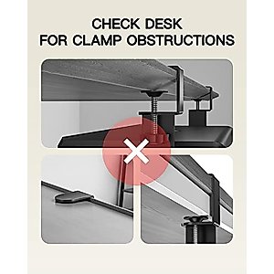 HUANUO Keyboard Tray Under Desk, Ergonomic Corner Keyboard Tray with 45° Adjustable C Clamp for L Shaped Desk, Slide Out Computer Keyboard & Mouse Tray, 27.28" W x 11.85" D, Black