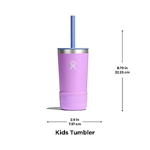Hydro Flask Kids 12 Oz Tumbler With Straw And Boot Anemone