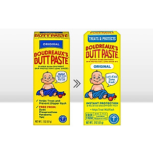 Boudreaux Butt Paste Original Diaper Rash Ointment - 2 oz