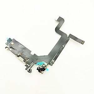 Charging Port Board Dock Connector Flex Cable Replacement Compatible with iPhone 14 Pro Max 6.7inch (White)