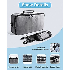 HISION Projector Bag Mini Projector Case Portable Case for Mini Projector and Accessories