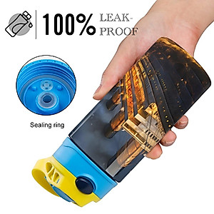 Titanic Cruise Ship Voyage Stainless Steel Water Bottle Insulated Travel Mug with Leakproof Locking Lid for Hot Or Cold Drinks 350ml