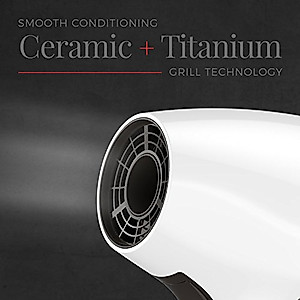 Remington Salon Collection Air3D Hair Dryer with Low Noise Motor, 1760 Watt Ceramic Blow Dryer, D7777, White