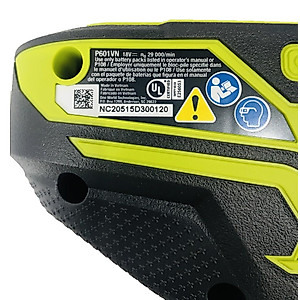 Ryobi P601 One+ 18-Volt Lithium Ion Cordless Fixed Base Trim Router with Tool Free Depth Adjustment (Tool Only) (Non-Retail Packaging)