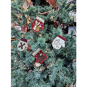 Generic, Christmas Critters Felt Ornament Kit | DIY Wool Stocking Applique from Rachel's of Greenfield, 0919