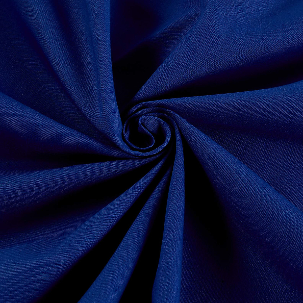 60" Poly Cotton Broadcloth Royal, Fabric by the Yard