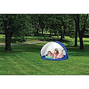 Beach House Canopy Pop Up Shade Tent with Carry Bag,UPF 30+ Sun Protection,Grey,58"x 69"