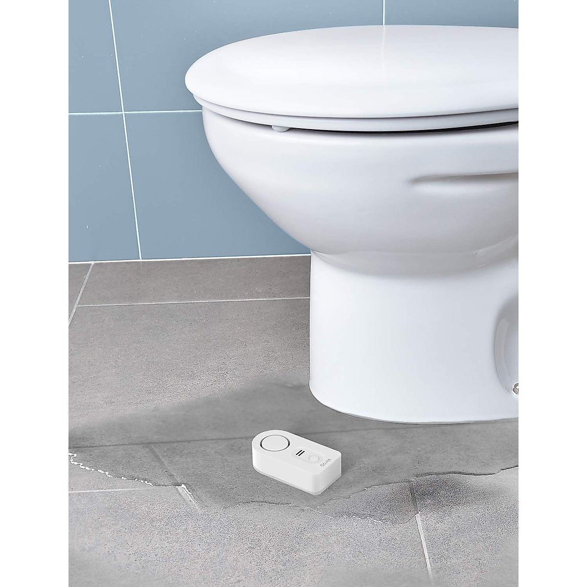 Govee WiFi Water Sensor, 100dB Adjustable Audio Alarm and Smart App Alerts, Leak and Drip Alert with Email, Detector for Home, Basement(Not Support 5G WiFi)