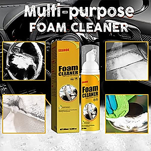 Multipurpose Foam Cleaner,All Purpose Kitchen Cleaner, Car Kitchen Cleaner,Car Magic Foam Cleaner,Car Restoring Spray (4Pcs,30ML)