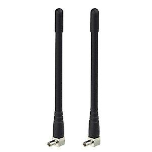 Bingfu 4G LTE Antenna 3dBi Mini External TS9 Antenna (2-Pack) Compatible with Verizon AT&T T-Mobile Sprint 4G LTE Mobile Hotspot MiFi Router Cellular Mobile Broadband Modem USB Modem Dongle Adapter