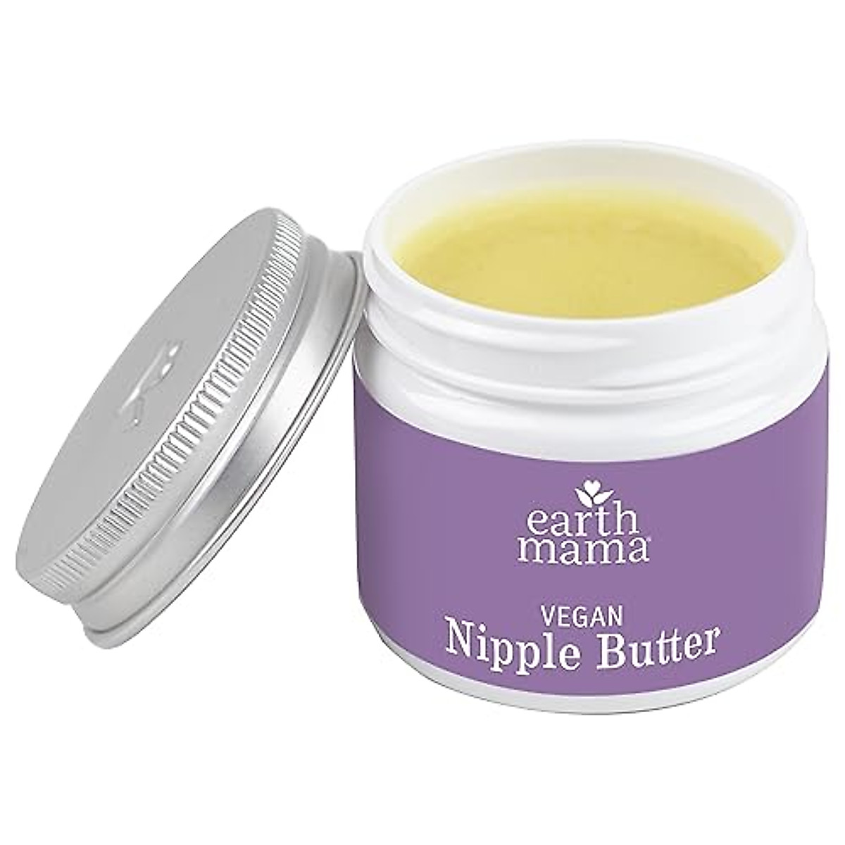 Earth Mama Vegan Nipple Butter | Cruelty-Free Breastfeeding Cream for Nursing Mamas | Lanolin-free 2-Ounce