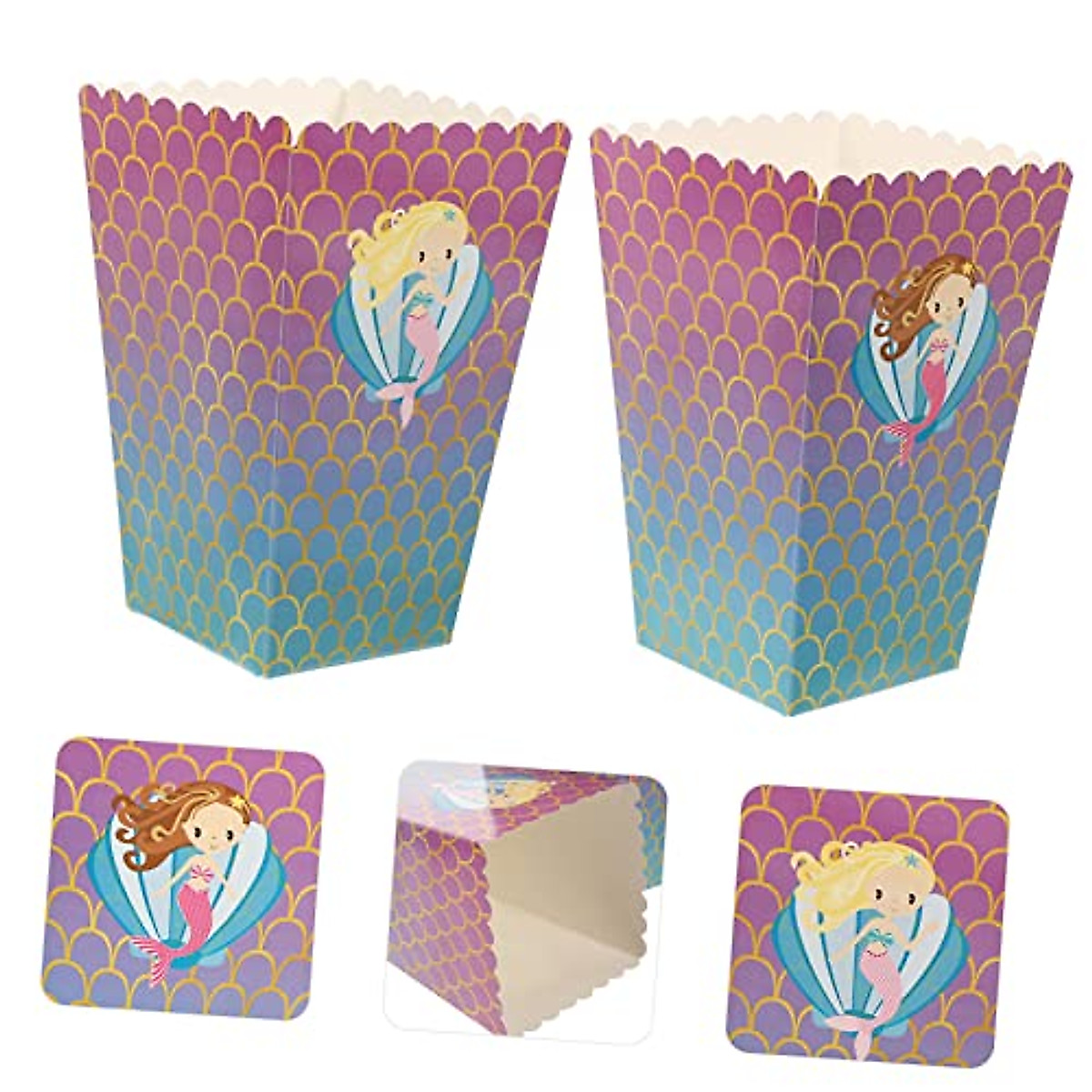 LIFKOME 24pcs Popcorn Boxes Popcorn Box Popcorn Boxes for Candy Popcorn Snack Container Mini Popcorn Boxes Party Favor Box Popcorn Bucket Party Paper Popcorn Box Popcorn Box