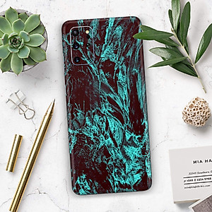 DesignSkinz Liquid Abstract Paint Remix V85 Protective Vinyl Decal Wrap Skin Cover Compatible with The Samsung Galaxy S20 (Screen Trim & Back Glass Skin)