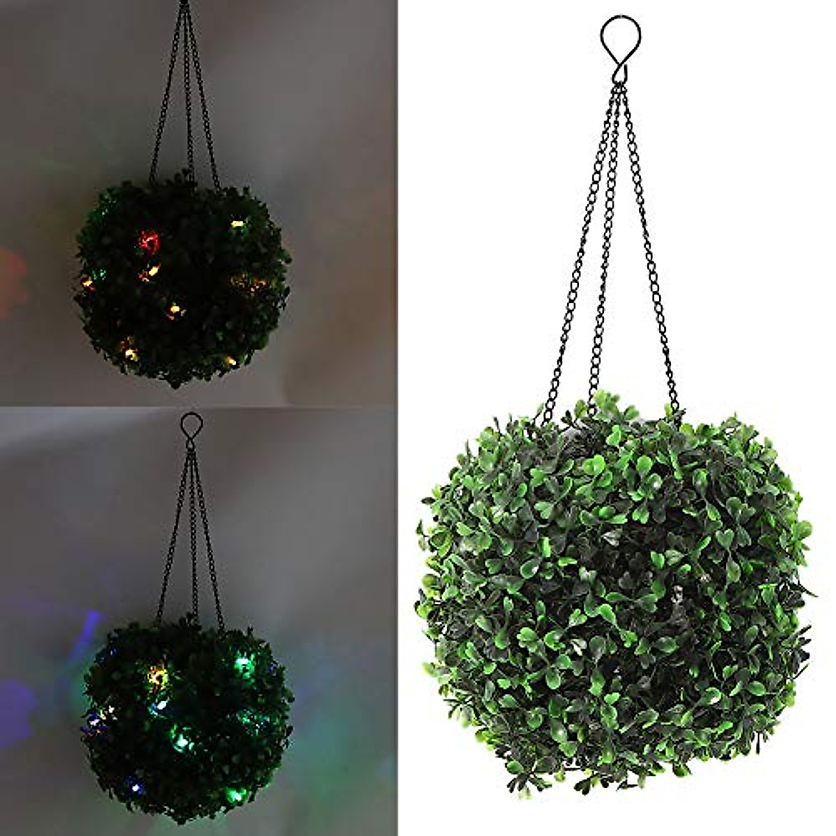 01 02 015 Solar String Lights Garden, Household Lighting Rattan Balls String Light Plastic Rattan Ball Lights for Garden for Outdoor for Home Decor
