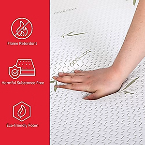 BestMassage Full Mattress, 8 inch Gel Memory Foam Mattress Queen Size for Cool Sleep & Pressure Relief, Medium Firm Mattresses CertiPUR-US Certified/Bed-in-a-Box/Pressure Relieving