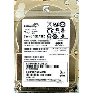 ST9600104SS Seagate 600GB 10000RPM SAS 6.0 Gbps 2.5 inch Savvio Hard Drive (Certified Refurbished)