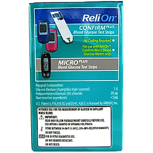 Relion Confirm/Micro Test Strips 20 Ct