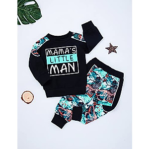KANGKANG Toddler Boy Clothes, 2t Boys Clothes 3t Boy Clothes Dinosaur Pattern Letter Printed Long Sleeve Crewneck Sweatsuit Top and Pants 2 Pcs Fall Winter Toddler Clothes Outfits Set