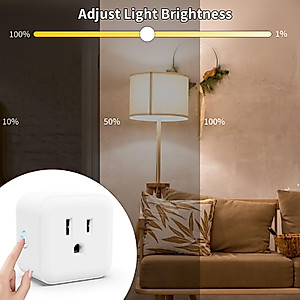 Minoston Z-Wave Plus Outlet, Mini Plug in Socket, 15A, Z-Wave Hub Required, Built-in Repeater/Range Extender, Work with SmartThings, Wink, Alexa, Google Assistant, FCC & ETL Listed(MP21Z)