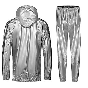 REEDBEEK Anti-Rip Sauna Suit Weight Loss Sweat Suit MMA Training Gym Jacket Pants Workout Suits for Men and Women