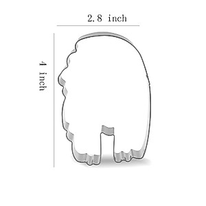 Keewah Girl Face Cookie Cutter Set - 6 Piece - Stainless Steel