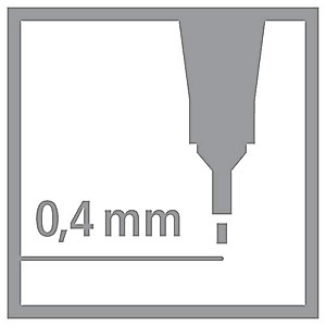 STABILO Point 88 Fineliner, Light Blue, 0.4 mm