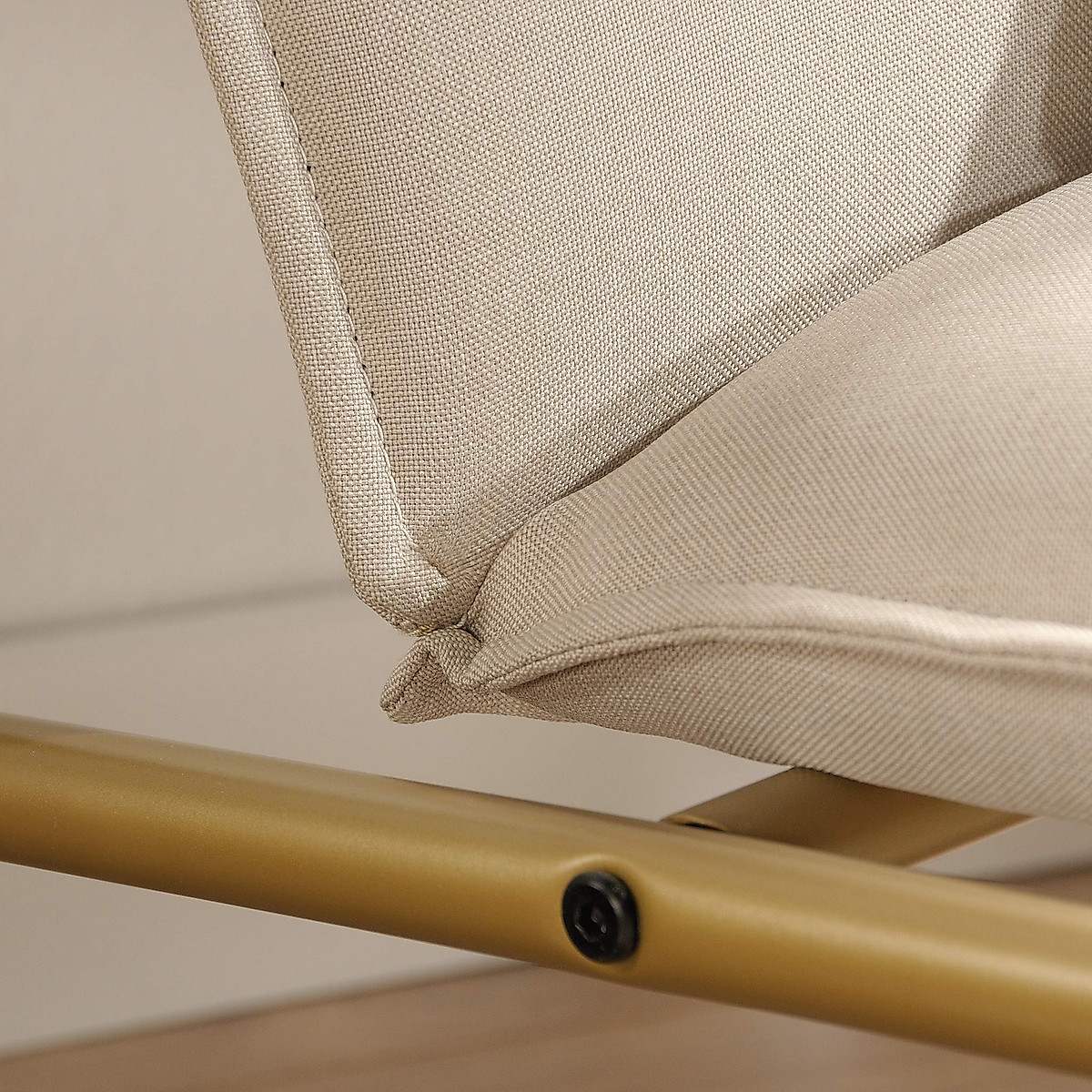 Sauder Coral Cape Lounge Chair, L: 26.77" x W: 28.35" x H: 26.77", Ivory finish