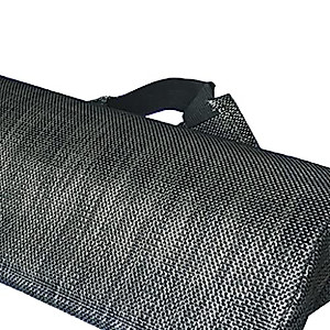 freneci Soft Pillow Cushion Headrest Headrest Cushion with Elastic Band for Chairs - Black+Gray