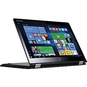 Lenovo - Yoga 3 2-in-1 14" Touch-Screen Laptop - Intel Core i5 - 8GB - 256GB SSD - Black