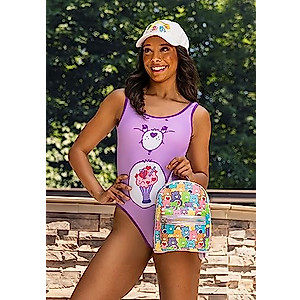 Share Bear Care Bear Women's Swimsuit - L Purple