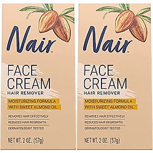Nair Hair Remover Face Cream, 2 Oz, Pack of 2