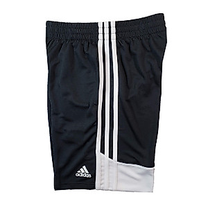 adidas Boys' Athletic Short (Small, Black/Very White)