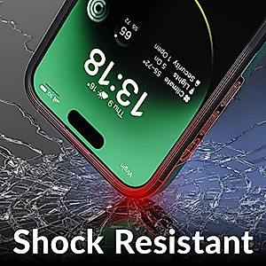 Crave Dual Guard for iPhone 14 Pro Max Case, Shockproof Protection Dual Layer Case for Apple iPhone 14 Pro Max (6.7") - Forest Green