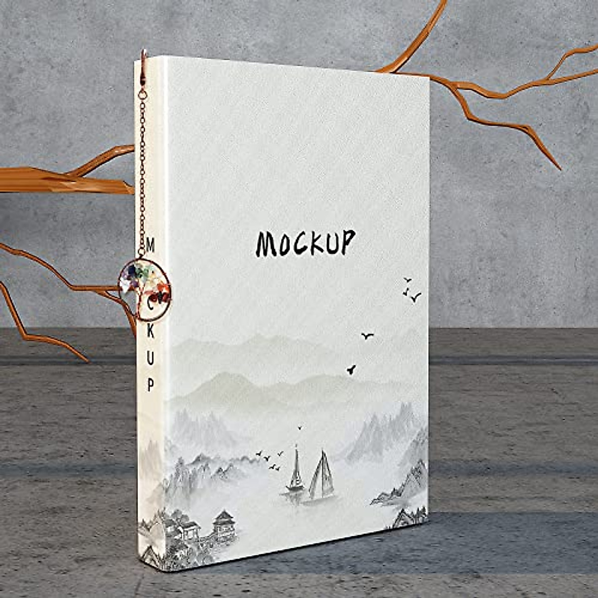 BENOSPACE 2 Pcs Tree of Life Bookmark Metal Religious Bronze Star Sun Moon Bookmarks Vintage 7 Chakra Crystals Healing Stone Beaded Charm Pendant for Women Student Teacher Graduation Christmas Gift