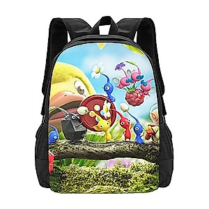 RACEK Game Pik-min Backpacks Fashion Large Capacity Travel Camping Hiking Daypack 3D Printed Travel Laptop Bag For Men Women