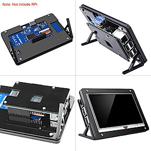 kuman 5 inch Resistive Touch Screen Case Holder