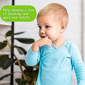 Boao 36 Pcs Baby Finger Toothbrushes with Storage Case Infant Toddlers Teeth Brushes Soft Silicone Baby Tongue Cleaners for Oral Cleaning Tooth Training Supplies