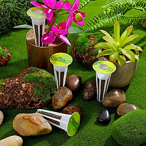 Jetec 100 Pieces Seed Pot Labels PVC Grow Baskets Stick Hydroponic Plant Label for Seedlings Seed Sticks for Understanding Plant Growth