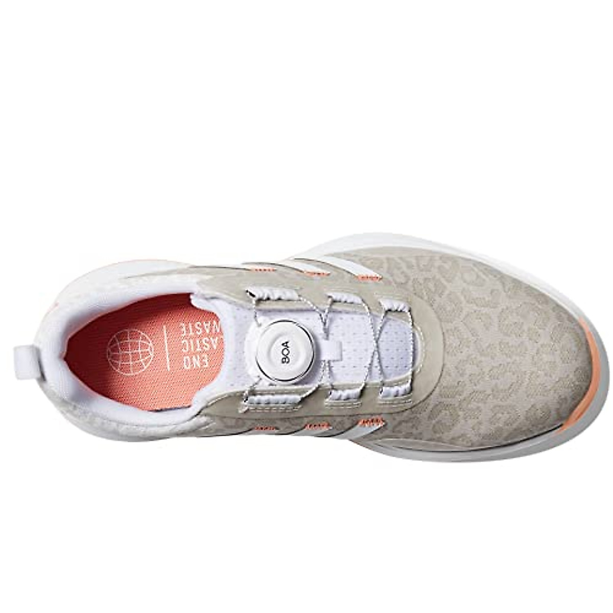 adidas Women's W S2G BOA 23 Sneaker, FTWR White/FTWR White/Coral Fusion, 10