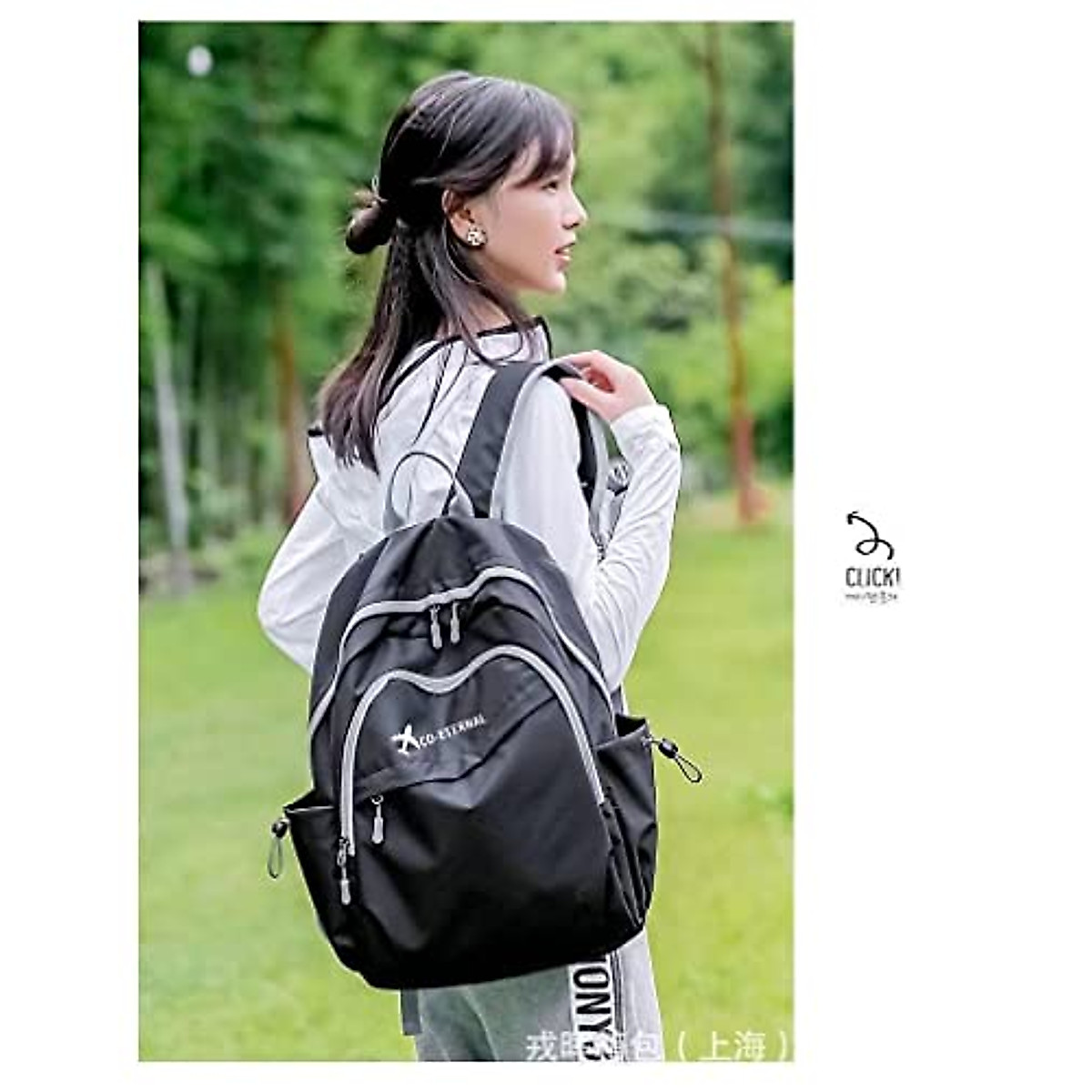 Geboldil Men's and women's leisure backpack waterproof backpack travel backpack