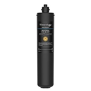 Waterdrop RF15 Replacement Filter Cartridge For 15UA/15UB/15UC Under Sink Water Filter, Reduces PFOA/PFOS, PFAS, Lead, Chlorine, Bad Taste & Odor, NSF/ANSI 42 Certified, 19K Gallons High Capacity