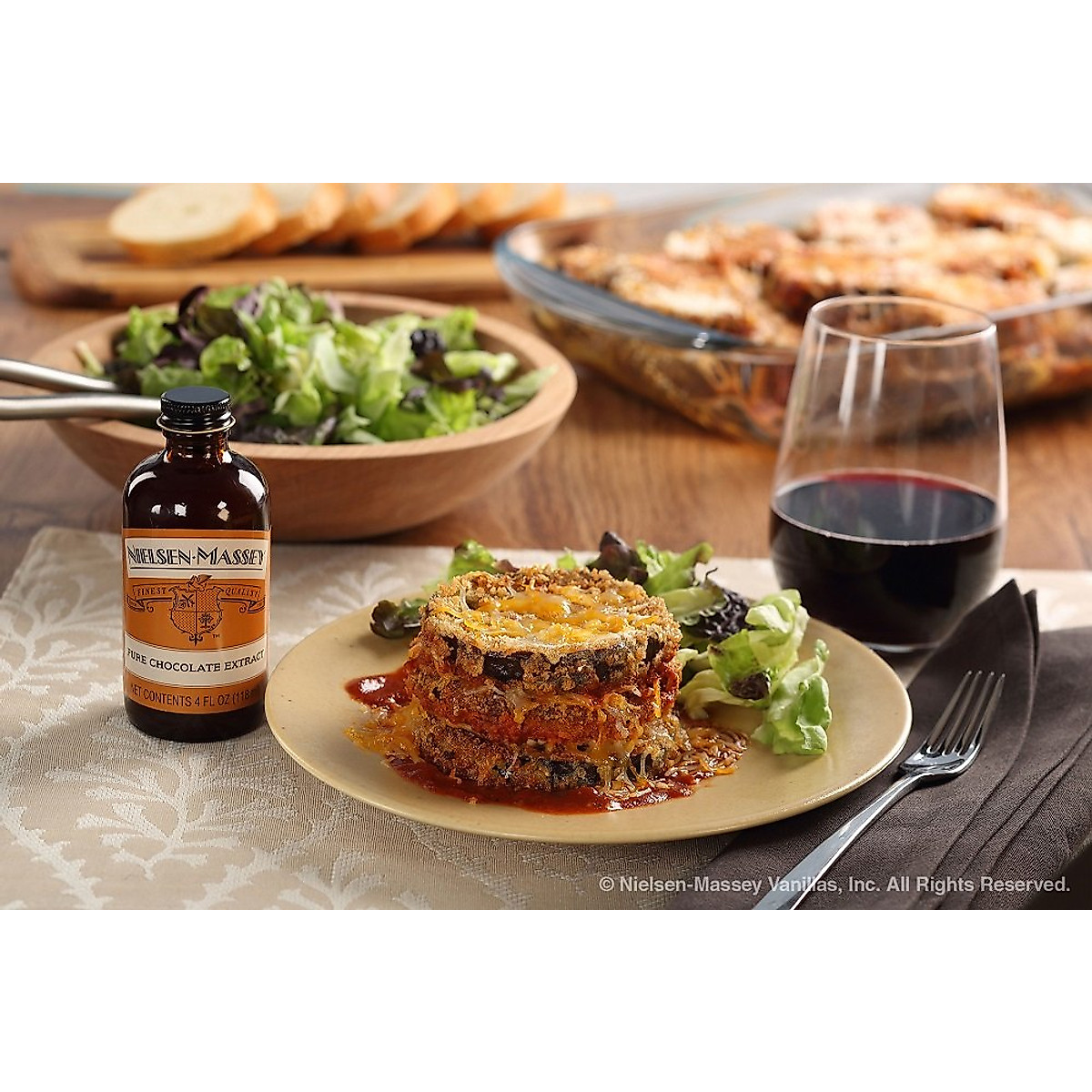 Nielsen-Massey Pure Chocolate Extract for Baking and Cooking, 4 Ounce Bottle